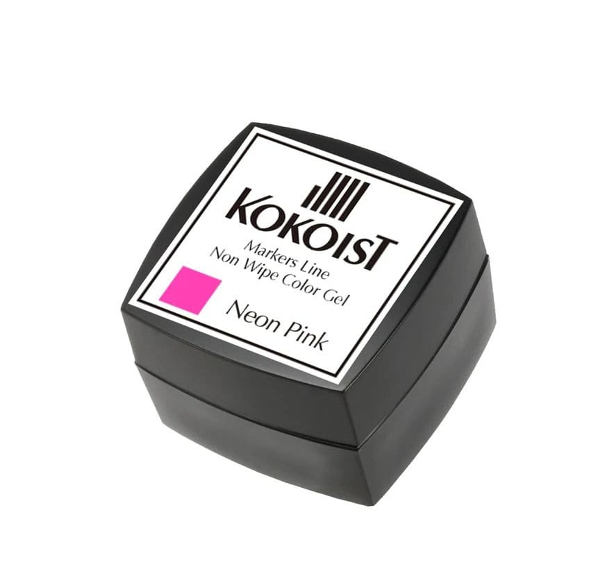 Kokoist ML-01 Markers Line Non Wipe Color Gel Thick, Neon Pink — Nail ...