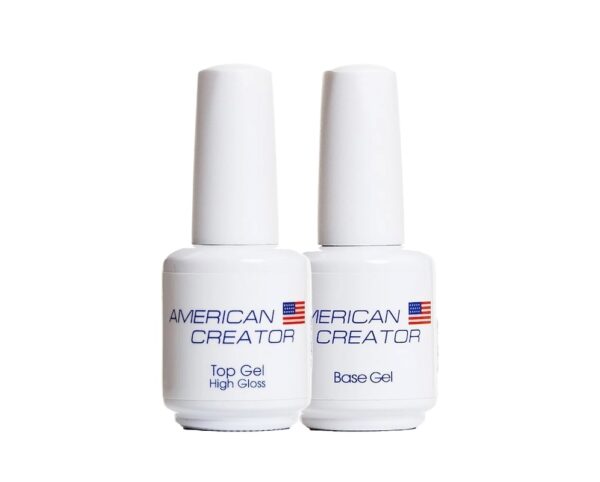 American Creator Bundle Base Gel + High Gloss Top Coat — Nail Art House ...
